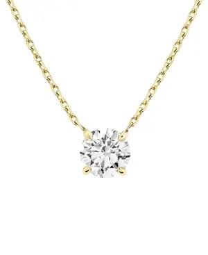 VRAI Solitaire Diamond Necklace - Gold
