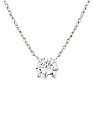 VRAI Solitaire Diamond Necklace - White