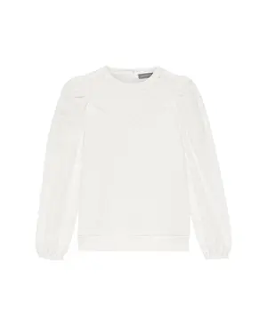 Mint Velvet Broderie Detail Sweatshirt