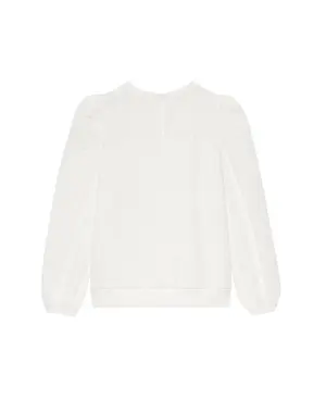 Mint Velvet Broderie Detail Sweatshirt