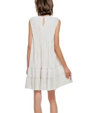Anna Sui Plisse Babydoll Dress
