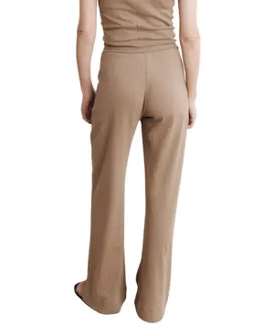 VIR VITA Pointelle Lounge Pant - Bark