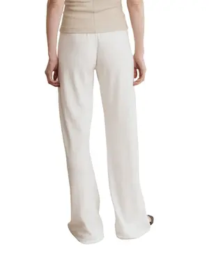 VIR VITA Pointelle Lounge Pant - Coconut