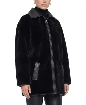 Gorski Shearling Lamb Reversible Parka