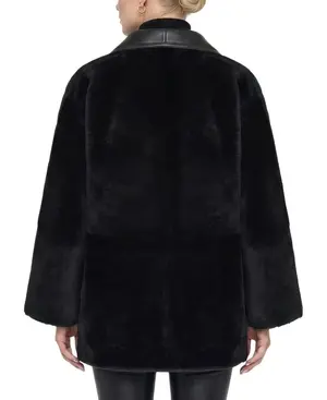 Gorski Shearling Lamb Reversible Parka