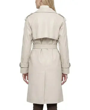 Gorski Lightweight Belted Trench Coat - Beige