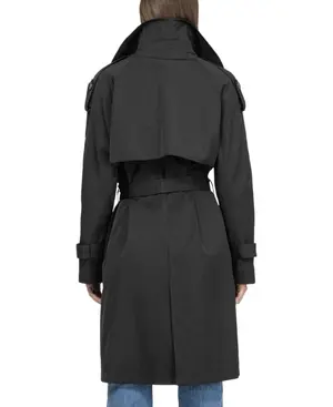 Gorski Lightweight Belted Trench Coat