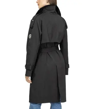 Gorski Lightweight Belted Trench Coat