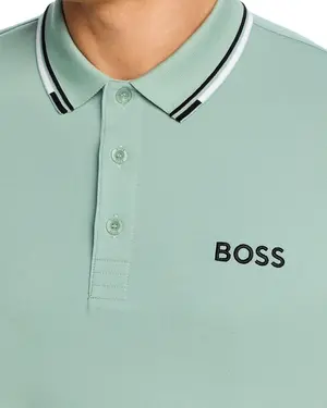 BOSS Paddy Pro Logo Polo Shirt - Open Green