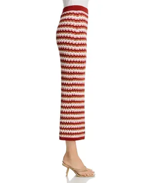 Ronny Kobo Drake Knit Midi Skirt