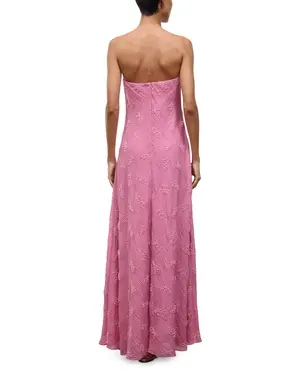 Staud Cassie Beaded Textured Dress - Flirt