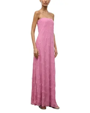 Staud Cassie Beaded Textured Dress - Flirt