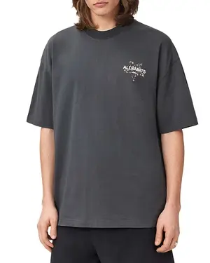 ALLSAINTS Floral Pentacle Logo T-shirt