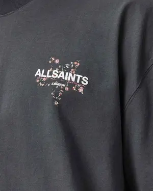 ALLSAINTS Floral Pentacle Logo T-shirt
