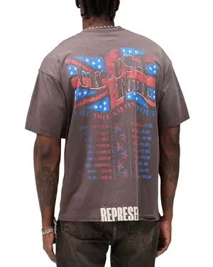 REPRESENT Dream On Tour Graphic Tee - Nero