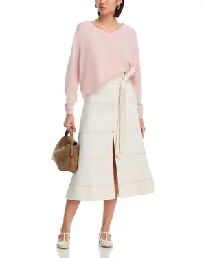 Tanya Taylor Hudson Skirt - Chalk