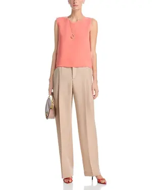 LESET Arielle Sleeveless Crewneck Top