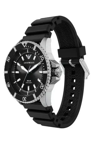 Emporio Armani World Explorer Solar Strap Watch