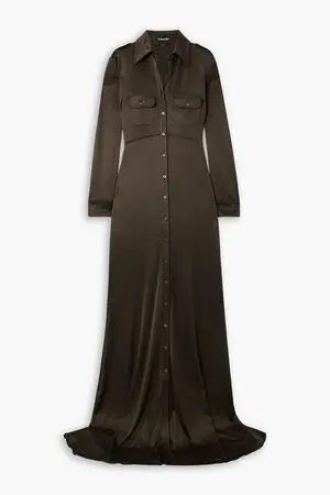 TOM FORD Satin Gown - Chocolate