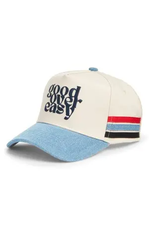 FRIDAY FEELIN’ Good Over Easy Snapback Baseball Cap - Denim