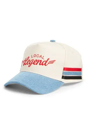 FRIDAY FEELIN’ Local Legend Snapback Baseball Cap - Denim