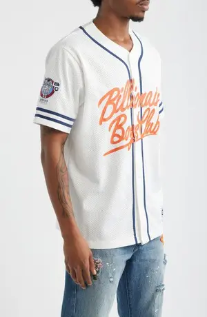 BILLIONAIRE BOYS CLUB Big Chew Baseball Shirt - Ecru
