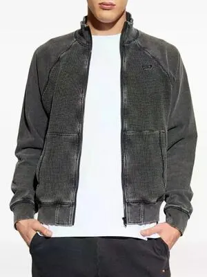 DIESEL® S-wafy-zip-rag Sweatshirt - Grey