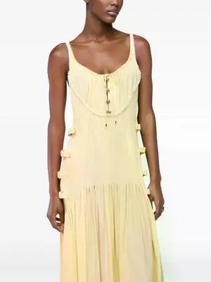 Rabanne Lace-trim Midi Dress