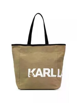 Karl Lagerfeld Logo Detail Tote Bag