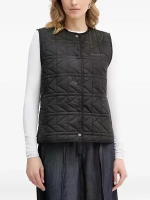 Karl Lagerfeld Quilted Vest - Black