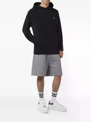 Philipp Plein Monogram Embroidered Hoodie