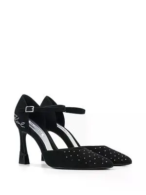Karl Lagerfeld Ankle-strap Heeled Pumps