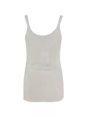 Jacquemus Le Debardeur Clavela Ruched Top - White