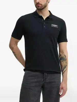 Karl Lagerfeld Logo-patch Polo Shirt