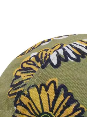 Maison Kitsuné Floral-patterned Cap