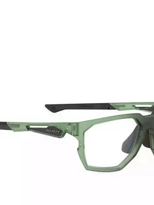 RUDY PROJECT Rectangle-frame Glasses - Green