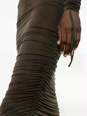 Balmain Draped Midi Dress