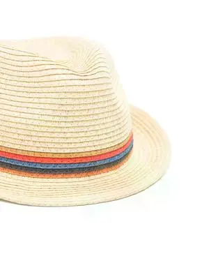 Paul Smith Striped Brim Hat