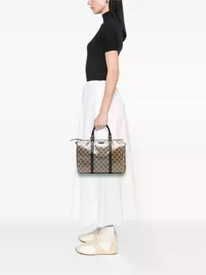 Gucci Gg Crystal Joy Boston Bag - Neutrals
