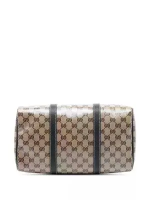 Gucci Gg Crystal Joy Boston Bag - Neutrals
