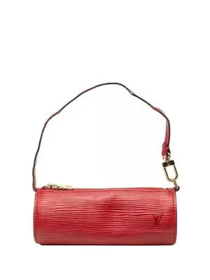 LOUIS VUITTON 1997 Epi Pochette Papillon Handbag - Red