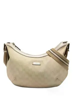 Gucci Gg Canvas Web Crossbody Bag - Neutrals