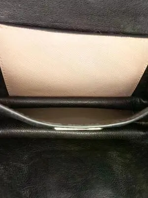 Prada Mini Saffiano Lux Sound Lock Satchel
