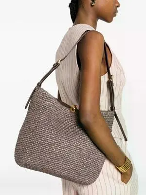 Furla Sfera Soft Woven Top-handle Tote Bag