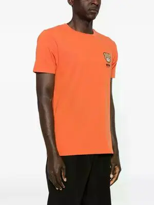 Moschino Teddy-graphic T-shirt - Orange
