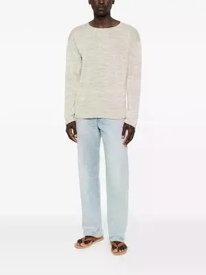ROBERTO COLLINA Round-neck Sweater - Neutrals