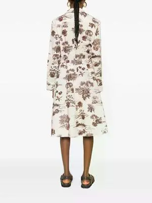 Moncler Floral-print Midi Dress