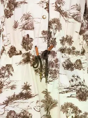 Moncler Floral-print Midi Dress