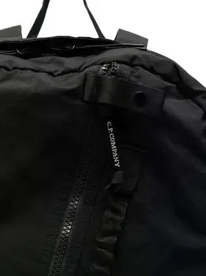 C.P. COMPANY Zip Backpack - Black