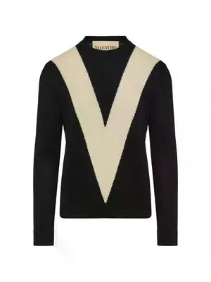 Valentino Garavani Wool Long-sleeve Sweater